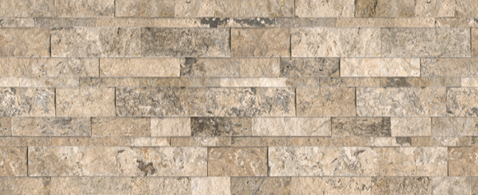 Picasso Travertine Split-face 6x24 Stone — Faiola Tile
