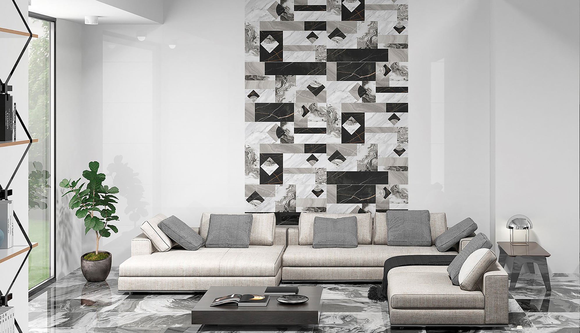 Zeus White 20x40 Porcelain Tile - Designer Tiles — Faiola Tile